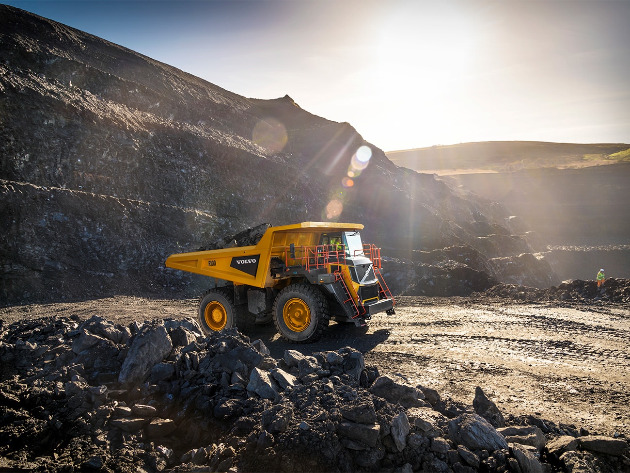 Volvo CE brengt 95 tons starre dumper op de wereldmarkt - Bouwmat