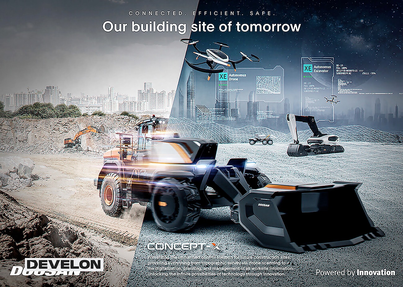 Het bekende Zuid-Koreaanse bedrijf Doosan heet voortaan ‘DEVELON’ - Bouwmat